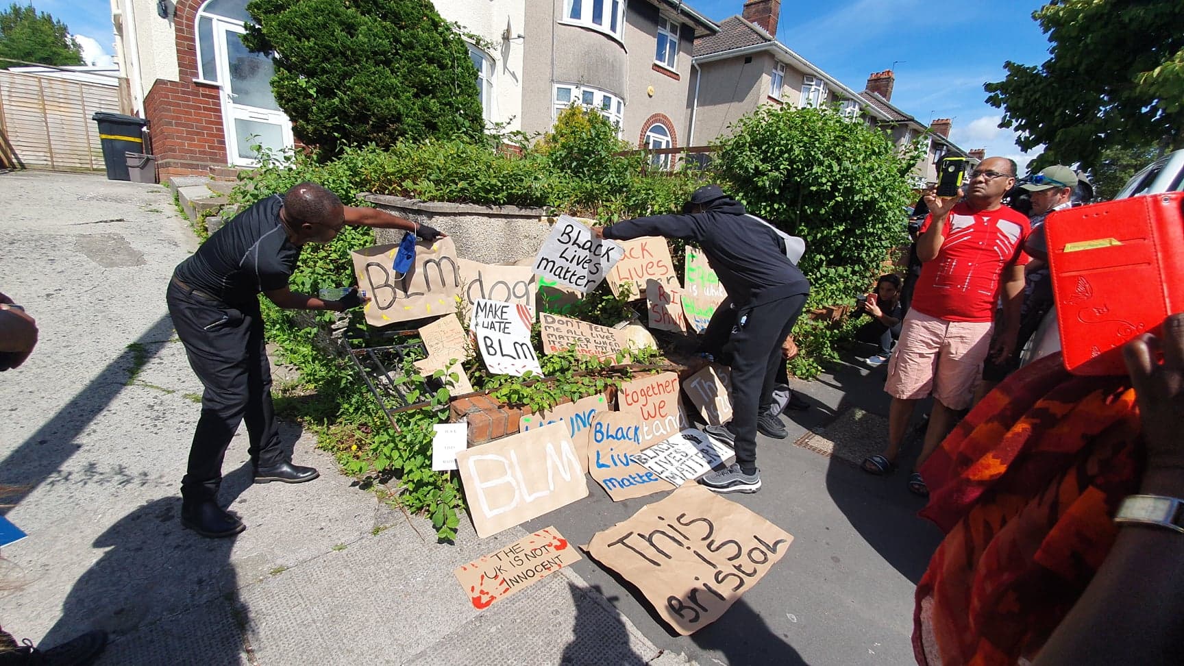 Community protests against horrific racist hit-and-run, 'attempted ...